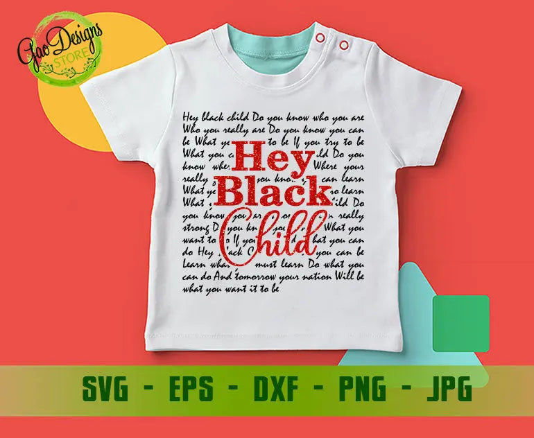 Hey black child svg, black history SVG, black history month svg, Cricut ...