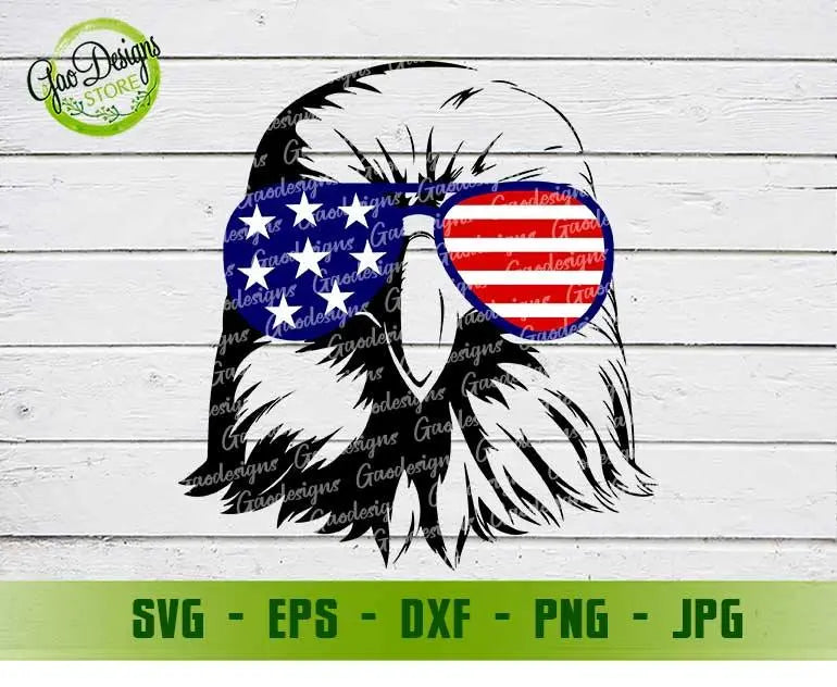 American Eagle Svg, Free 4th of July svg, Patriotic Sunglasses Svg ...