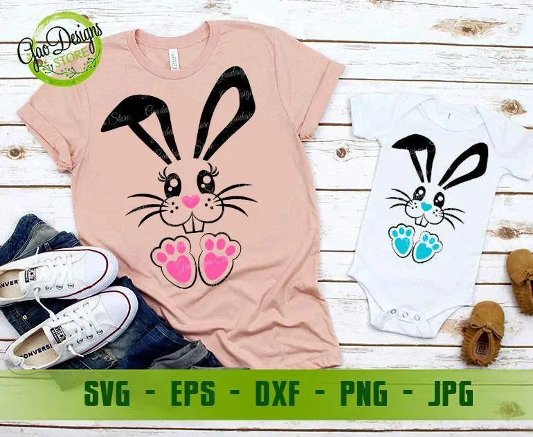 Easter Bunny Face SVG, Easter Bunny svg bundle Bunny Ears SVG, Bunny ...