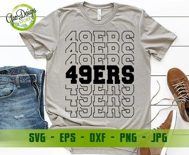 49ers svg, 49ers team svg, 49ers fan svg, 49ers cheer svg, Sports svg ...
