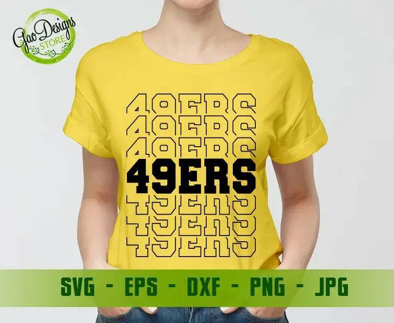 49ers svg, 49ers team svg, 49ers fan svg, 49ers cheer svg, Sports svg ...