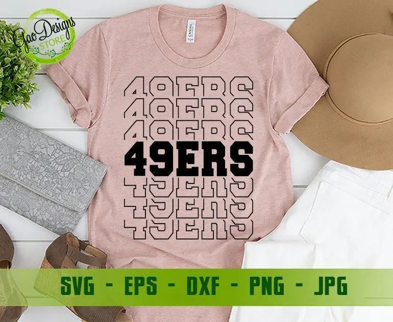 49ers svg, 49ers team svg, 49ers fan svg, 49ers cheer svg, Sports svg ...