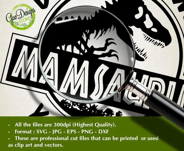 Don't Mess With Mamasaurus SVG DXF JPEG Pdf Cut file Cricut Silhouette ...