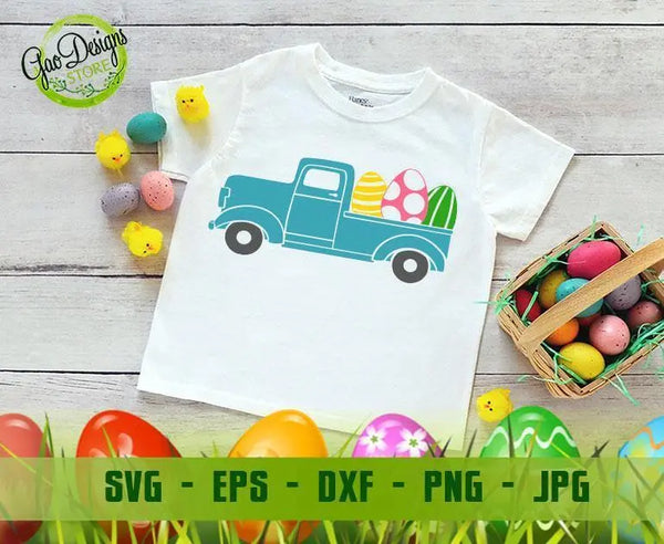 Easter vintage Truck Svg, Easter Truck svg, Easter old Truck ,Easter ...