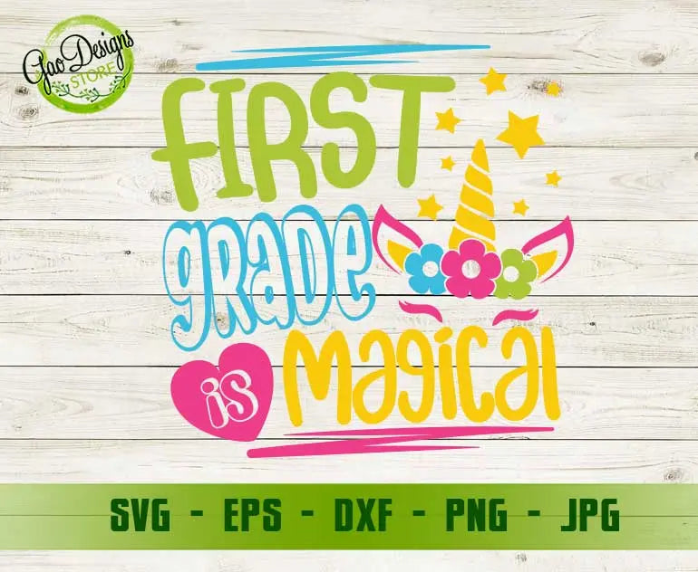 First grade is magical svg, Hello First grade png back to school svg ...