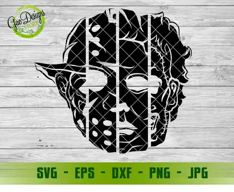 Halloween Horror Movie Killers svg Halloween Friends SVG - GaoDesigns Store