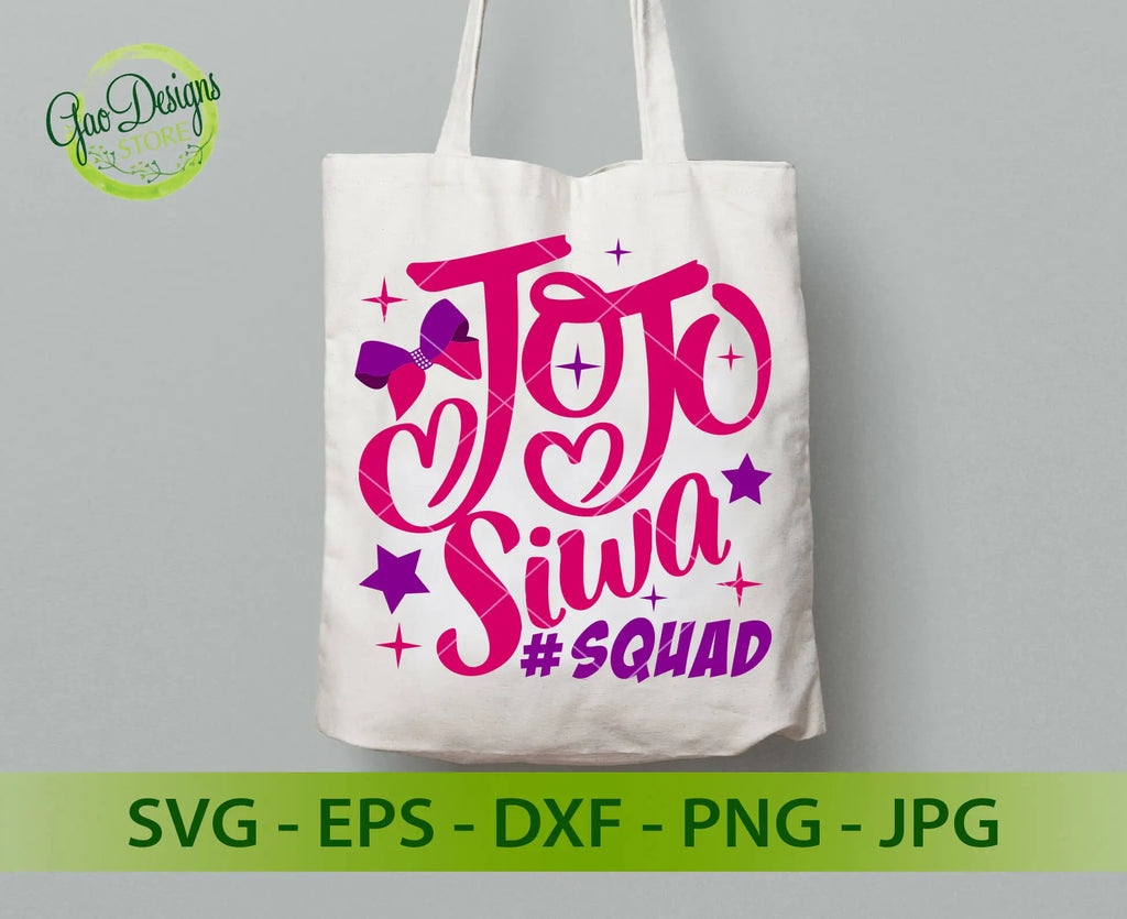 Jojo siwa svg bundle, Jojo siwa squad svg, Jojo siwa logo svg, Jojo ...