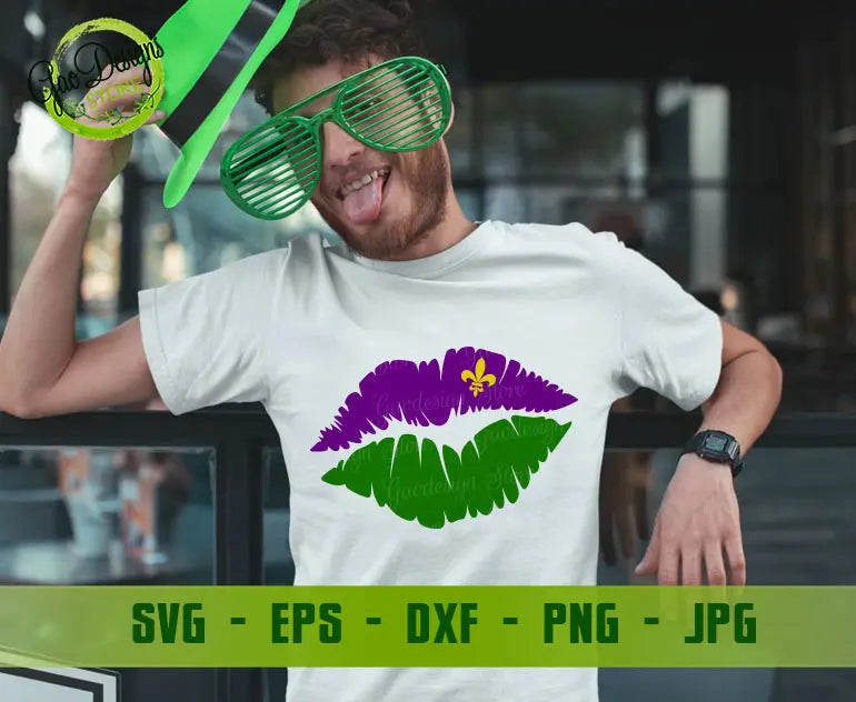 Mardi Gras Lips svg, Fleur De Lis svg dxf png, Fat Tuesday Saints New ...