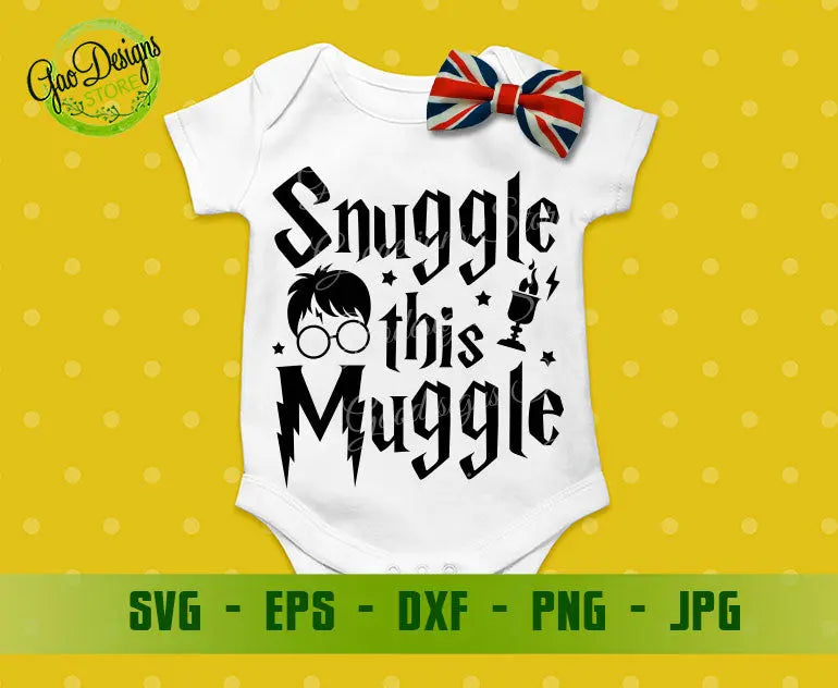 Snuggle This Muggle Harry Potter SVG Cut File, Harry Potter Cricut ...
