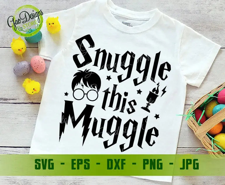 Snuggle This Muggle Harry Potter SVG Cut File, Harry Potter Cricut ...