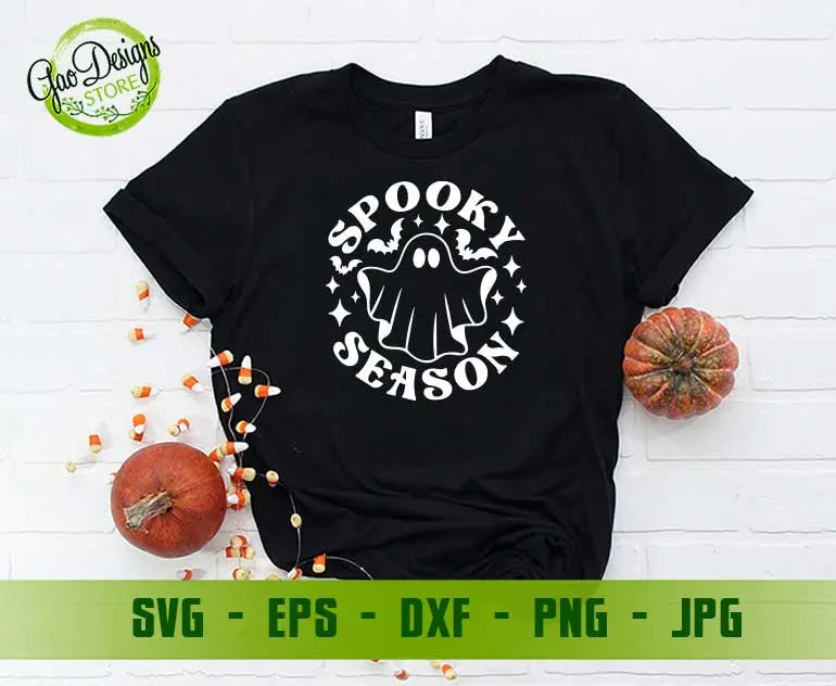 Spooky Season svg cricut file, Funny Halloween svg - Gaodesigns Store