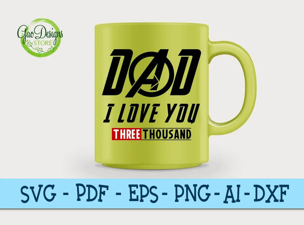 DAD I love you 3000 Father Son Matching Dad i love you 3000 svg Iron ...