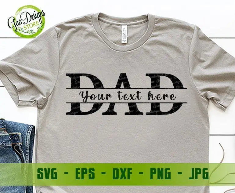 Dad svg, Dad Split Monogram svg Dad Monogram blank Dad with names svg ...