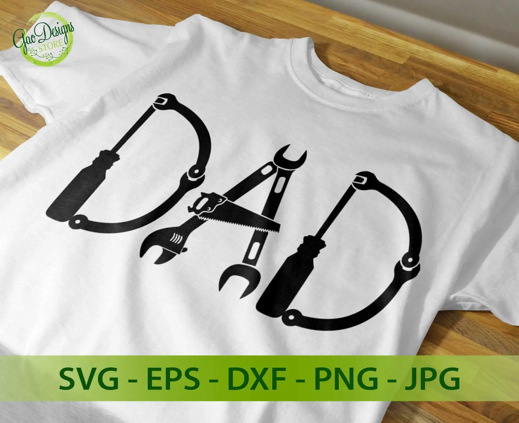Dad tools SVG files for cricut, Happy Father's day svg Silhouette ...