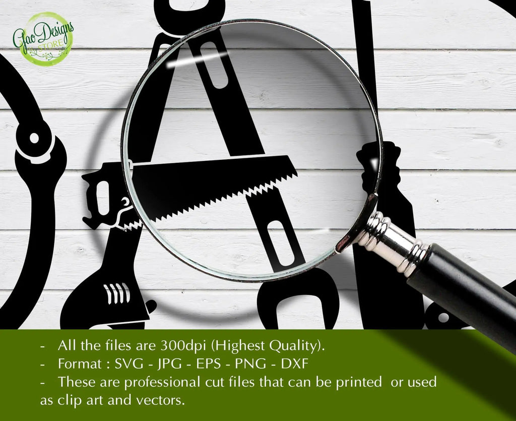 Dad tools SVG files for cricut, Happy Father's day svg Silhouette ...