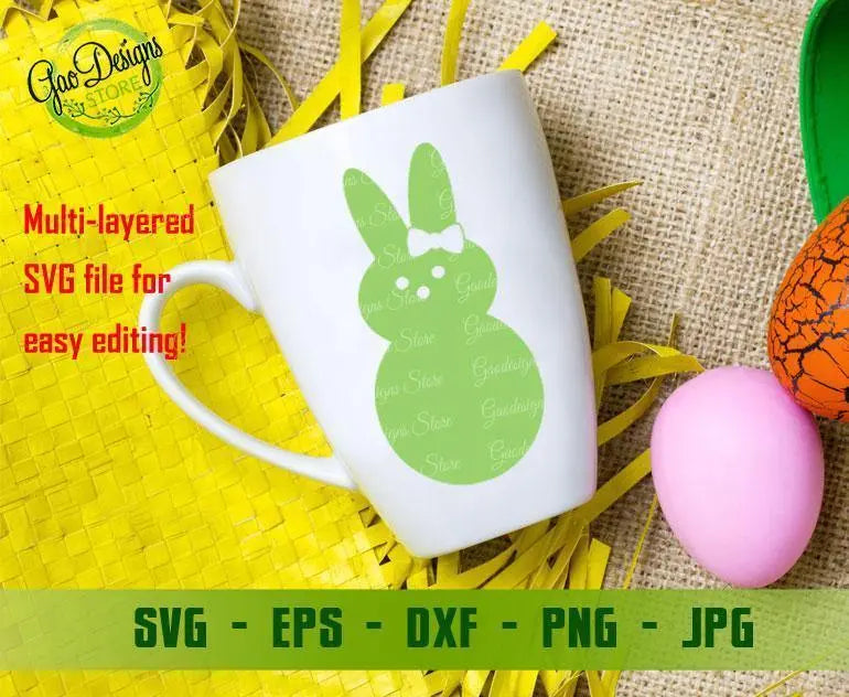Easter Peeps SVG, Easter Peeps Clip art Cut File Bundle, Easter Clipart ...