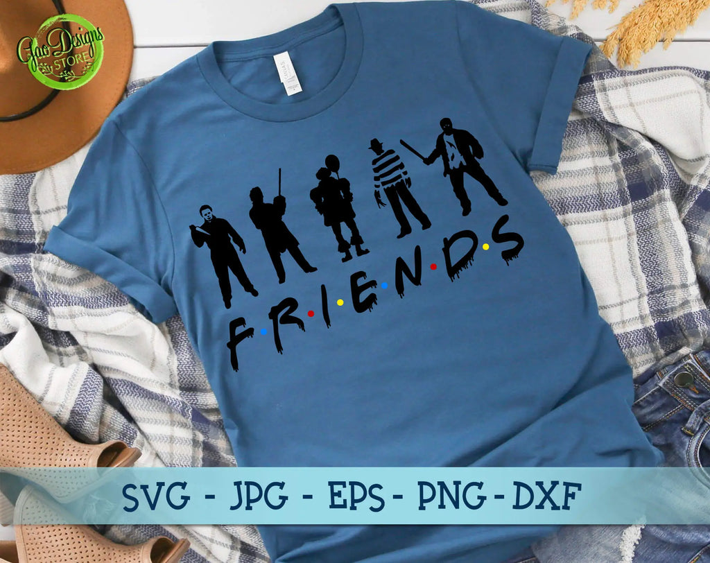 Horror friend svg files for cricut, halloween clipart, Horror character ...