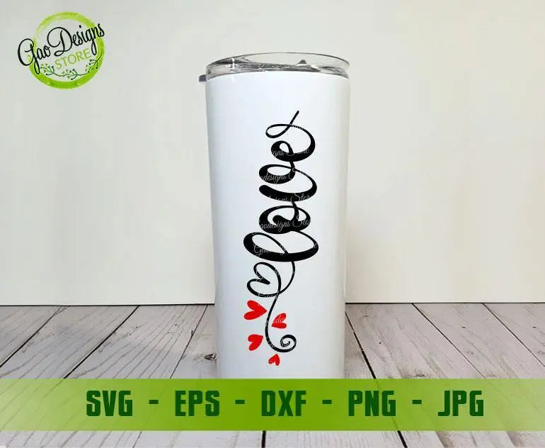 Love Valentine SVG calligraphy love svg Love Script Tumblers svg ...