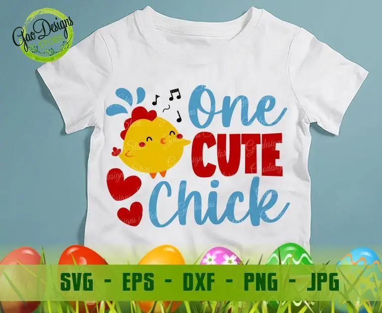 One cute chick svg, Easter svg, Chick svg, Easter Day svg, Spring svg ...