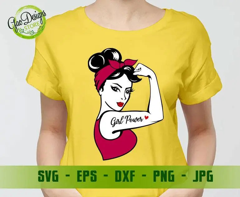 Rosie The Riveter svg dxf eps png, Rosie cricut, Riveter svg, Strong ...